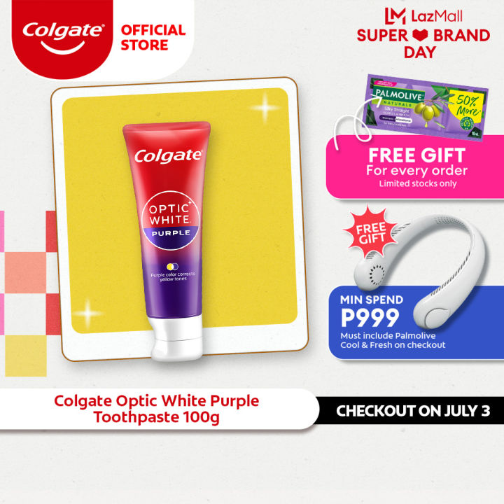 Colgate Optic White Purple Toothpaste 100g | Lazada PH