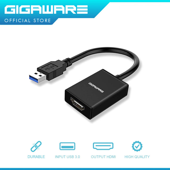 Gigaware USB 3.0 To HDMI Video Display External Cable Adapter | Lazada PH