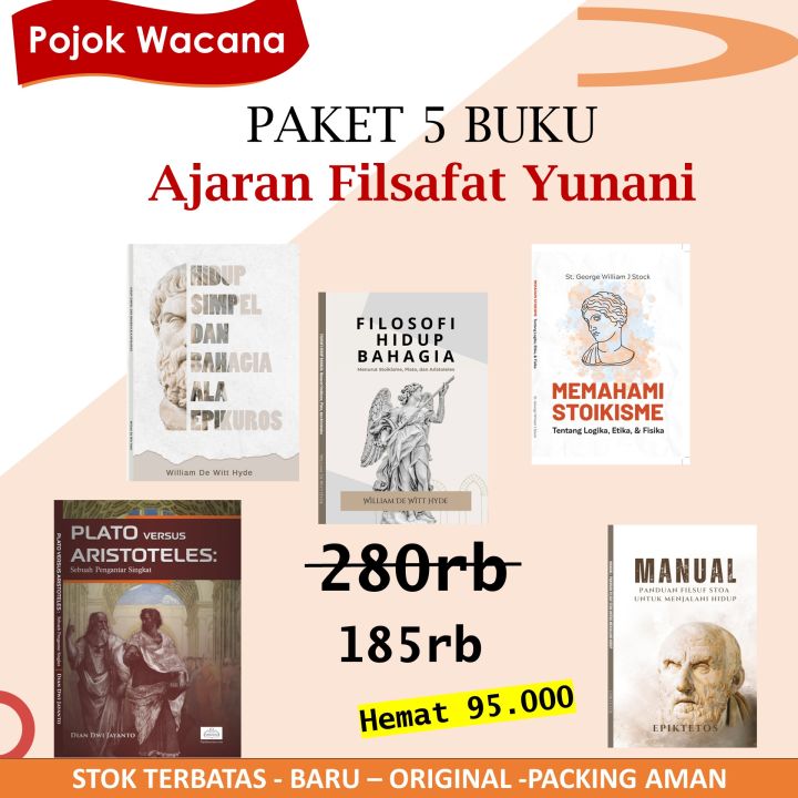 Paket 5 Buku Filsafat Yunani - Filosofi Hidup Bahagia Menurut Stoikisme ...
