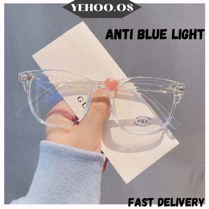 [Ready Stock] Square Spek Korean Fashion Power Spec Glasses transparent ...