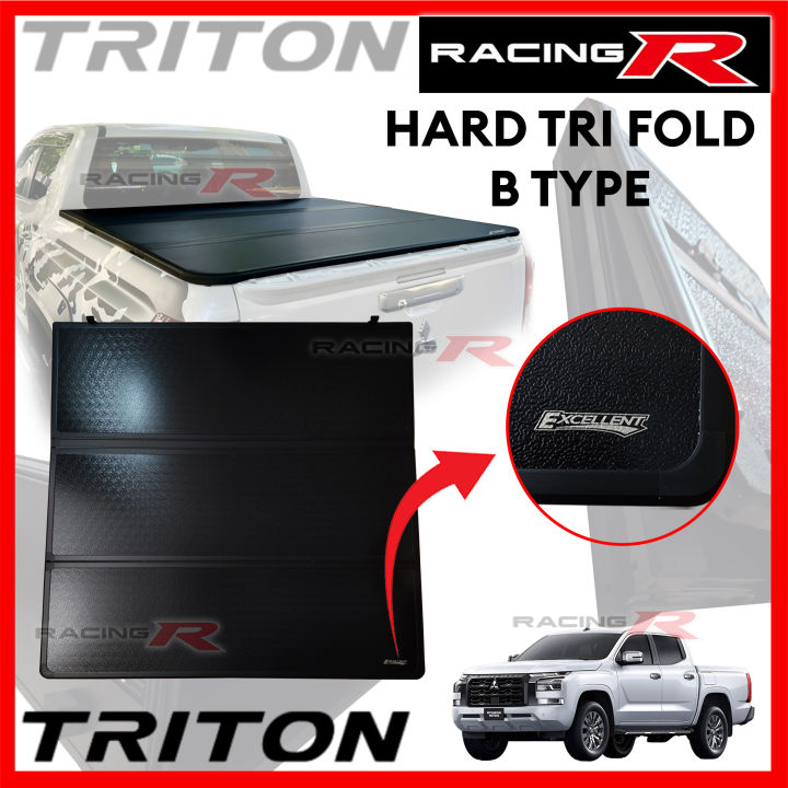 All New Mitsubishi Triton 2024 Hard Tri fold with LED Trifold ( Car ...