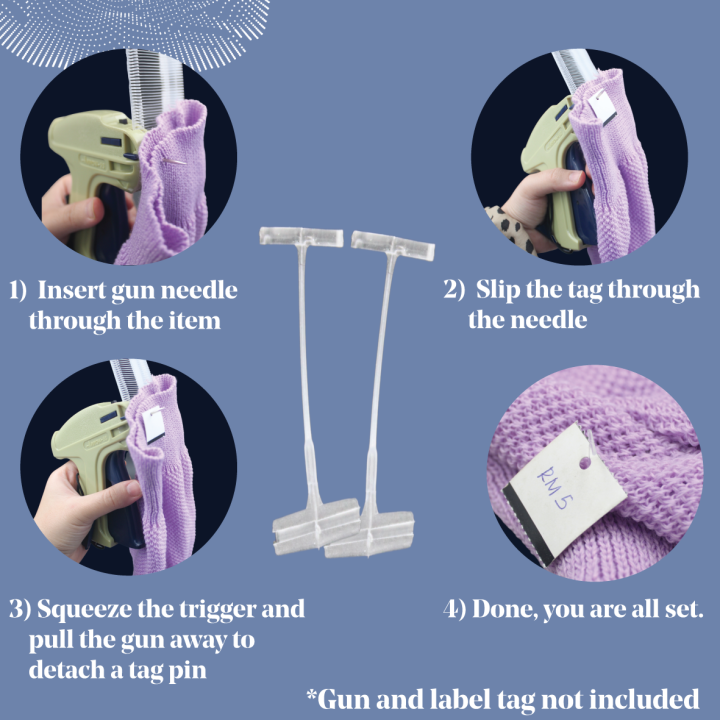 Tag Pin Standard Clear 5000 pcs | Lazada