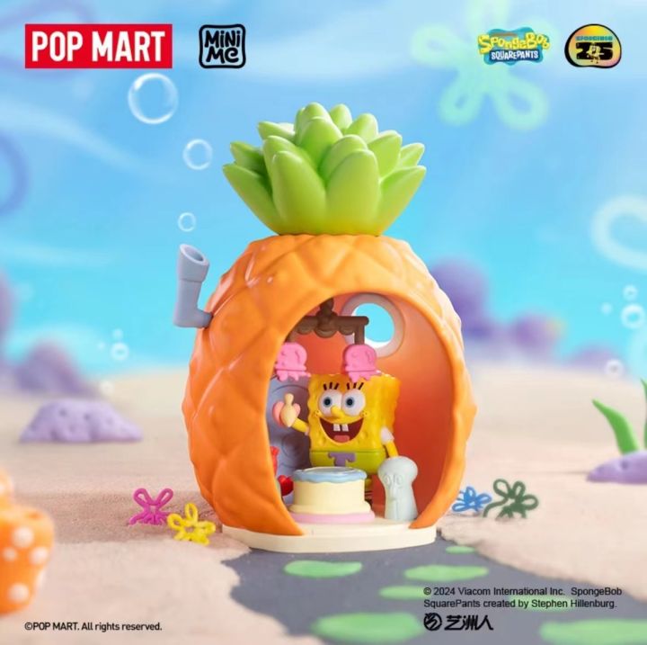 POPMART SpongeBob SquarePants Carnival Anniversary Series Scene Figure ...