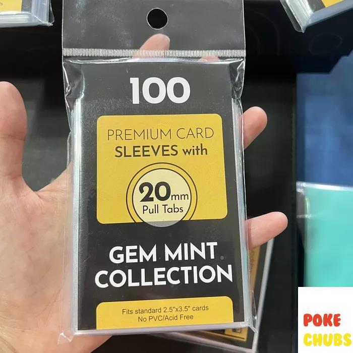 MINT Collection Easy Pull Tab Sleeves (100 Pieces per pack) Transparent ...