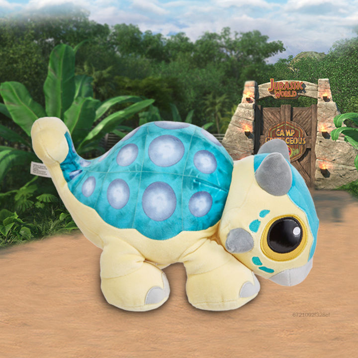 Jurassic World Feature Plush Ankylosaurus Bumpy Baby Dinosaur Toy with ...
