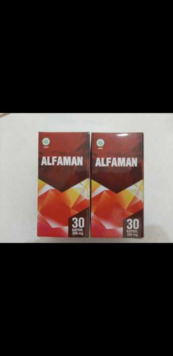 Jual Cepat ALFAMAN ASLI BPOM isi 30 Kapsul Penambah Stamina Pria Dan ...