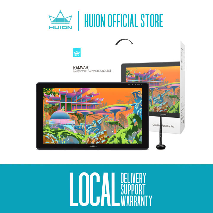 Huion Kamvas 22 Plus (GS2202) Graphic Drawing Monitor Pen Display ...