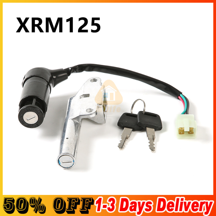 Original fast delivery Honda XRM 110 125 Ignition Switch With Seat Lock ...