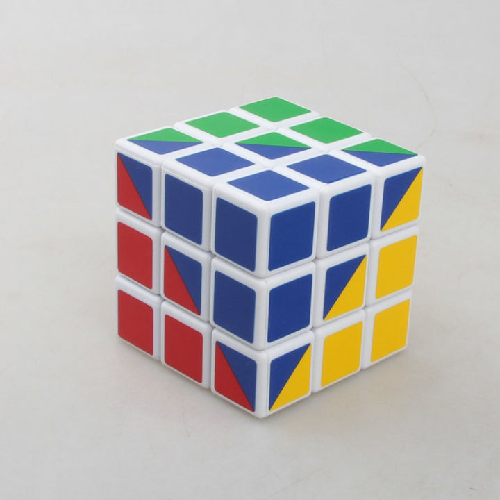 X Cube Empat Warna Rubik S Cube Pesanan Ketiga Yang Sangat Sukar Putih Rubik S Cube Yang 
