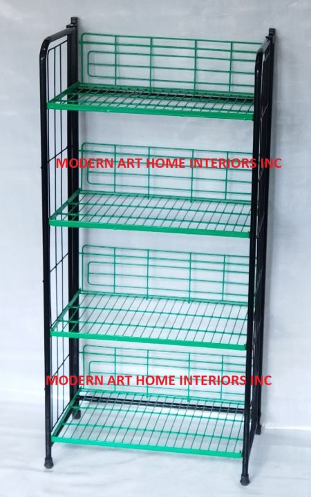 HEAVY DUTY FOLDABLE 4 LAYER MERCHANDISER RACK SHELF ORGANIZER | Lazada PH