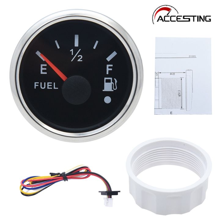 52MM digital fuel gauge 240-33ohm fuel gauge suitable for ships fuel ...