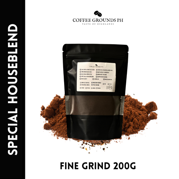Coffee Grounds PH - Special Houseblend 200g | Fine Grind Coffee x Dark ...