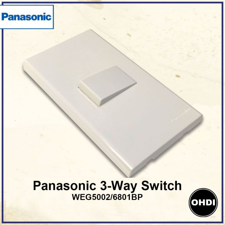 PANASONIC Full-Color Wide Series 3 Way Switch WEG5002/6801BP | Lazada PH