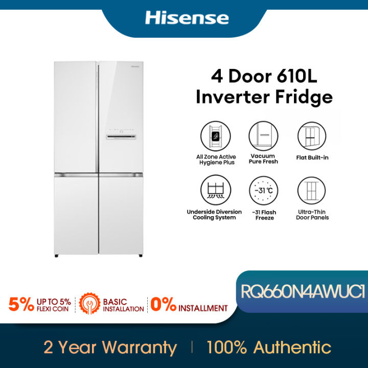 [FREE Installation] Hisense 610L 4 Door Inverter Fridge / All Zone ...