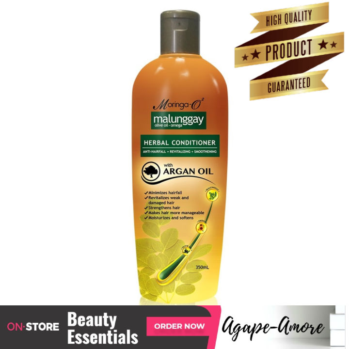 Moringa-O2 Herbal Anti-Hairfall Conditioner with Argan Oil 350ml ...