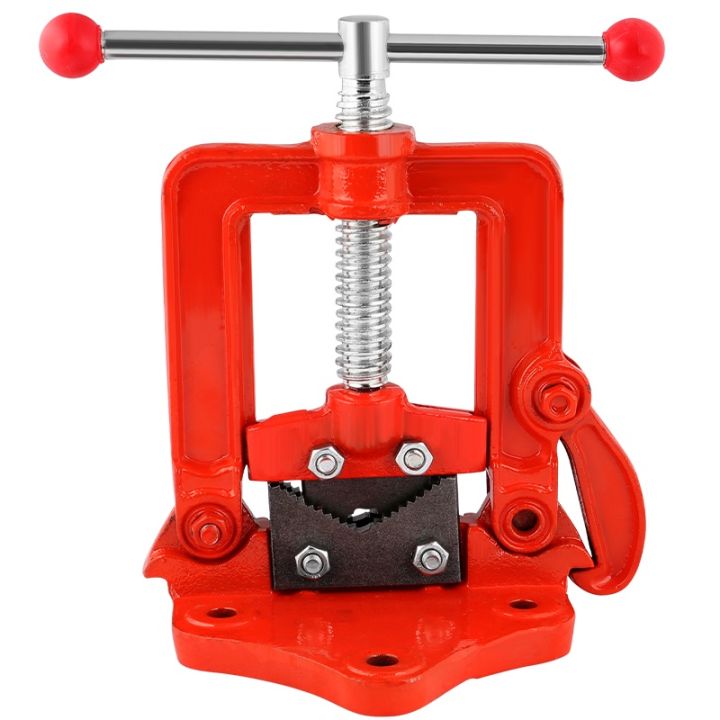 705 2 3 Table Rotating Pipe Clamp Vise Heavy Duty Pipe Brench Vise High ...
