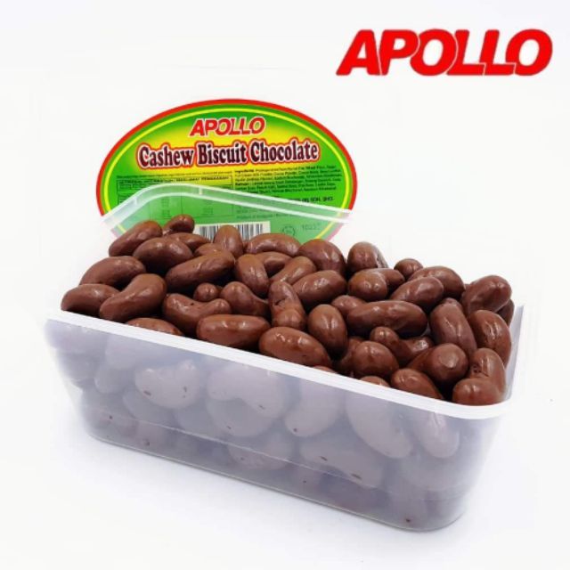Apollo Cashew Chocolate Biscuit (Ball) 500G | Lazada