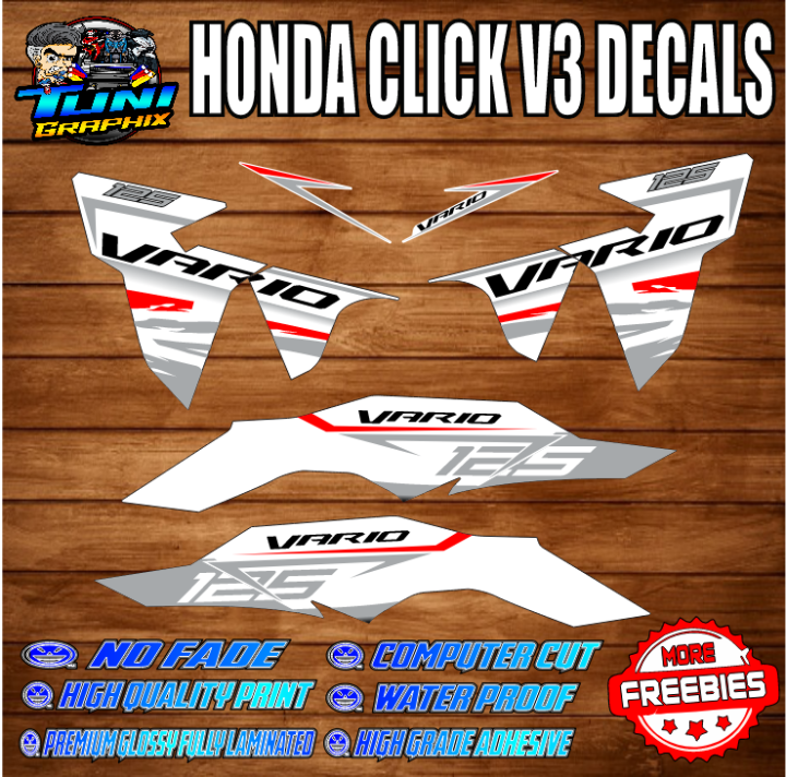 HONDA CLICK 125 V3 NEW VARIO CAMO DECALS 2024 | Lazada PH