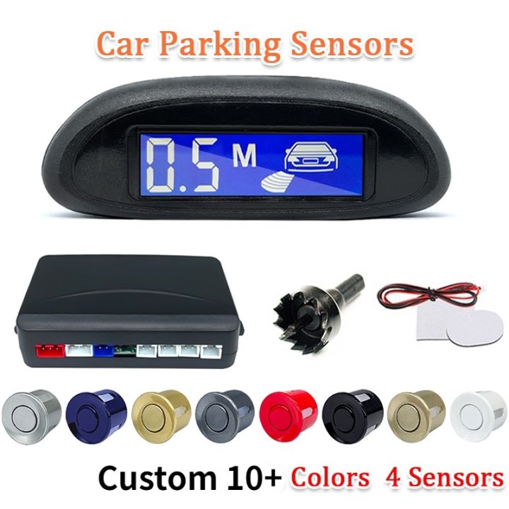 Parking Sensor Kit Rover Backup Radar Monitor System Parktronic LCD ...