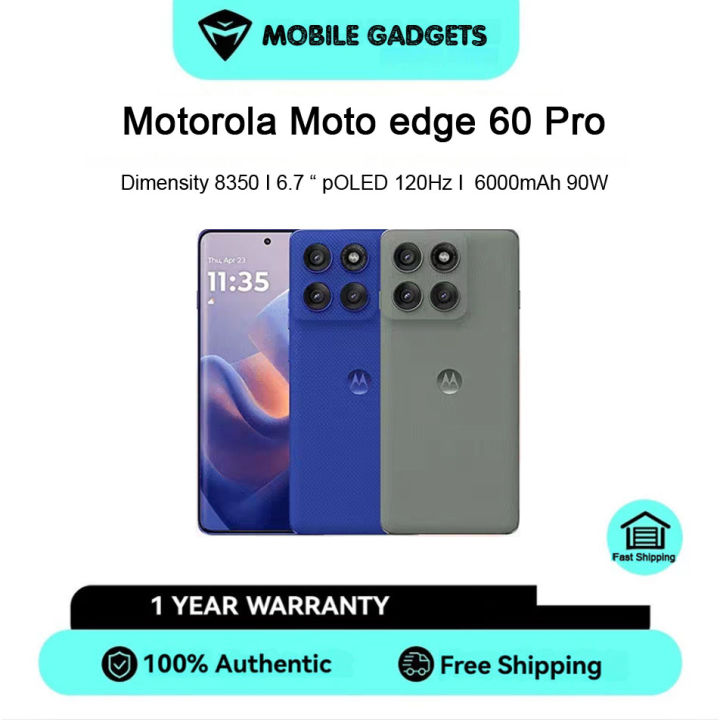 Motorola Moto edge 60 Pro 5G Mobile Phone Dimensity 8350 Extreme 4nm Octa CoreDimensity 8350 ...
