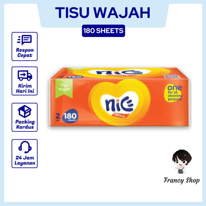 Tissue Nice Living 2 ply 180 sheets | Lazada Indonesia