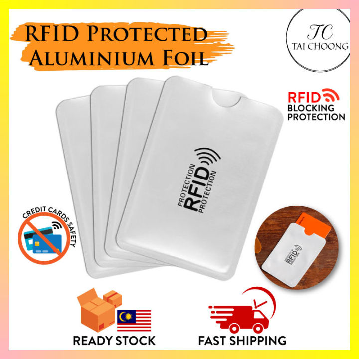 TC BW-008 RFID Card Protected NFC Blocking Waterproof Aluminium Foil ...