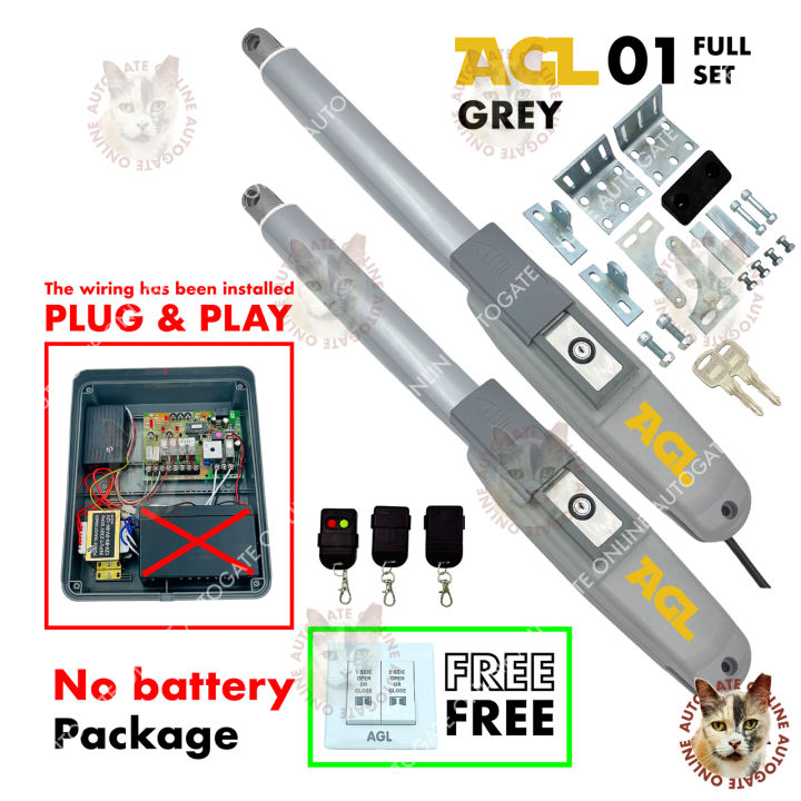 AGL 01 (FUll SET) AUTO GATE SYSTEM SWING ARM AUTOGATE - AUTOGATE_ONLINE | Lazada