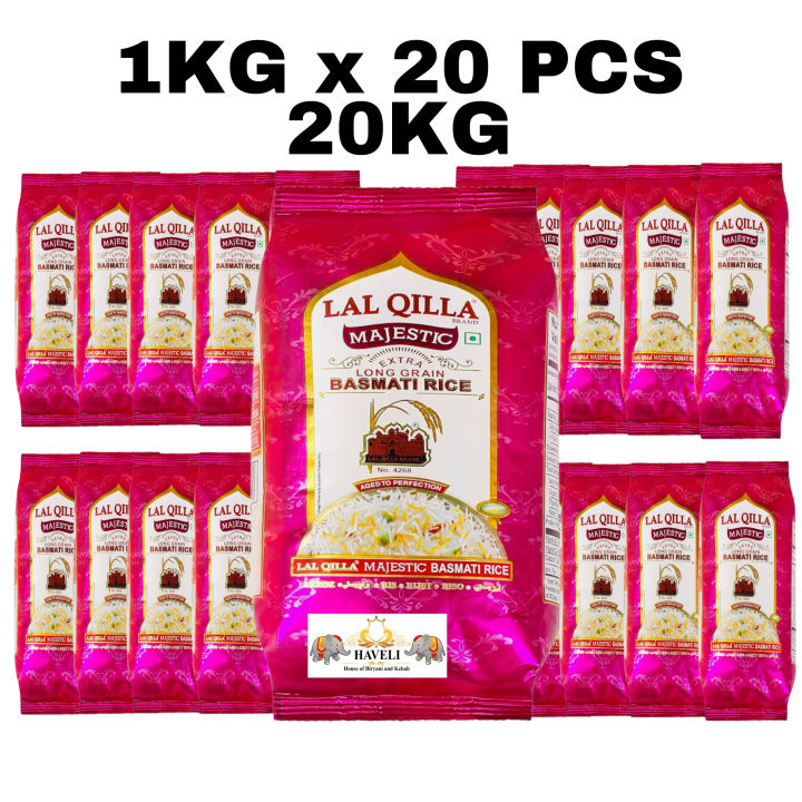 20Kg x 1Kg Lal Qilla Majestic Basmati Rice Box | Lazada PH