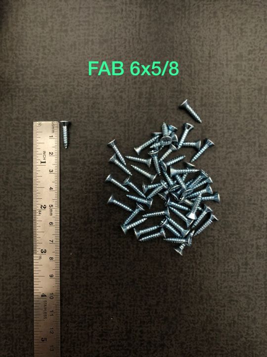 Sekrup FH FAB Tapping Screw Skrup 6x5/8 Baut Skrup (100pcs) Merk Lion ...