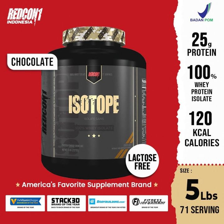 Redcon1 ISOTOPE 5 LB WHEY ISOLATE 100% protein murni | Lazada Indonesia