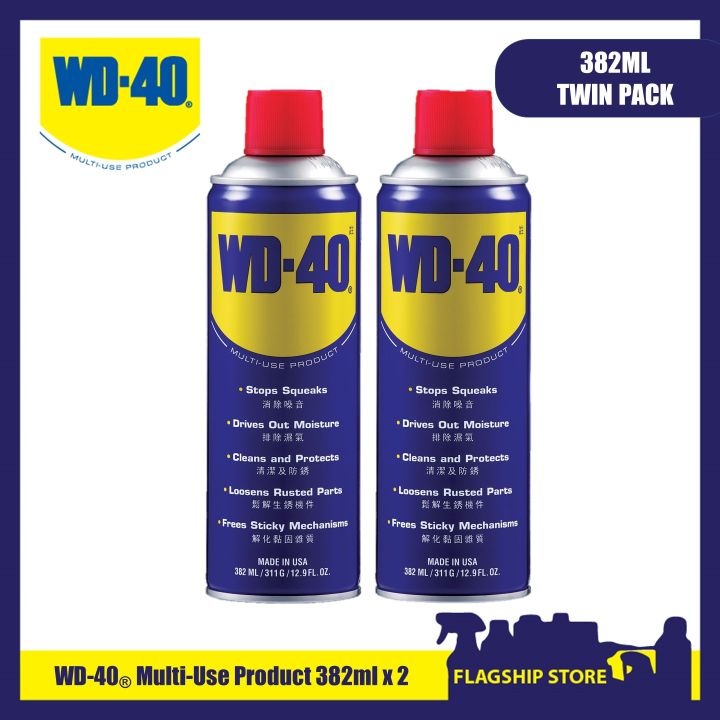 WD-40 Multi-Use Product Multi-Purpose Lubricant Twin Pack 382ml | Lazada