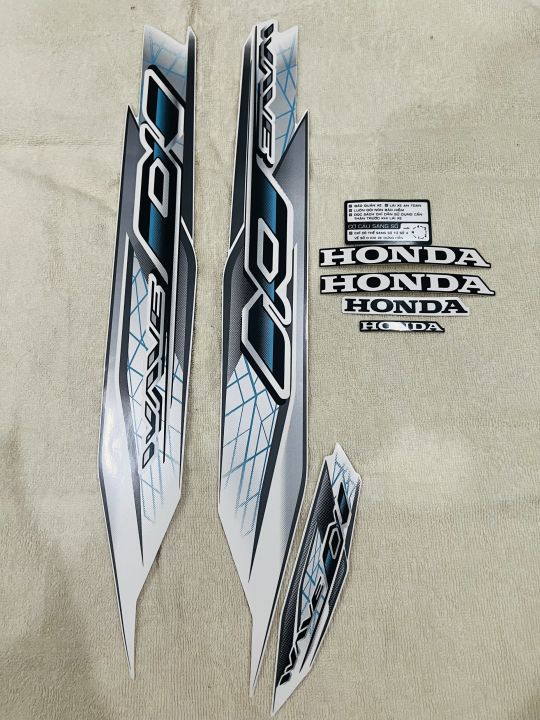 Bộ tem decal dán xe máy honda wave a 2024 wave anpha wave alpha màu ...