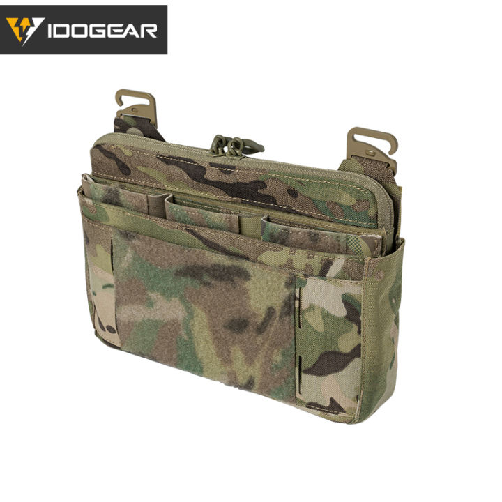IDOGEAR Tactical DOPE Set Triple Mag Pouch Front Flap Insert Pouch 500D ...