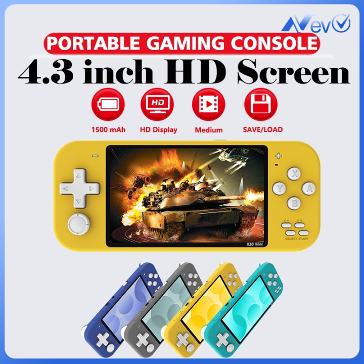 (COD) New 2023 Handheld Game Console PSP X7 Handheld Game Console 4.3 Screen MP4 Player Real 8GB ...