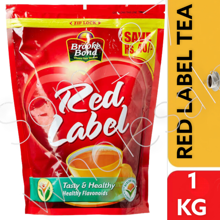 Red Label Tea 1KG/500g บรู๊ค บอนด์ เรดเลเบิ้ล ผงชาดำ ขนาด 1KG/500g ...