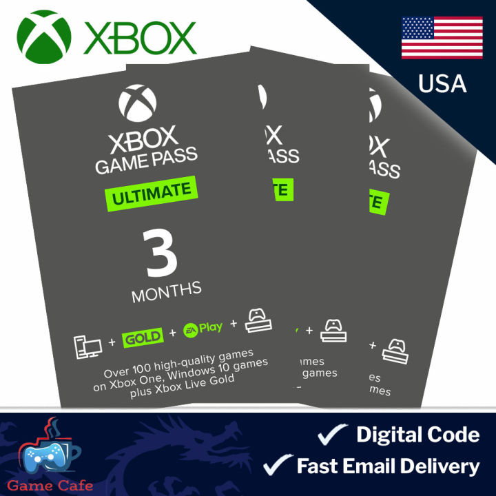XBOX GAME PASS (US) CORE and ULTIMATE 1 ~ 12 Months USA only | Lazada PH