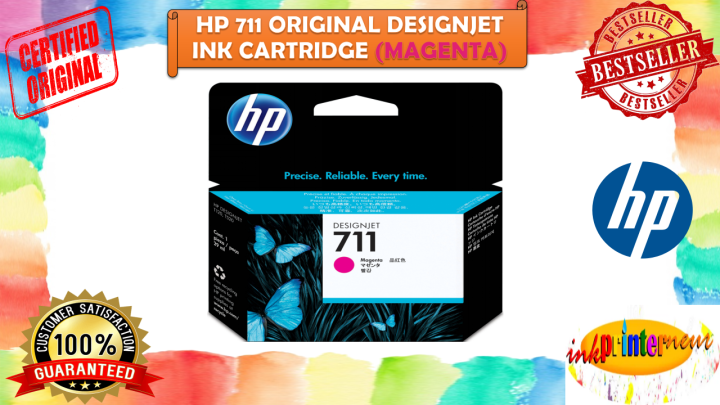 HP 711 ORIGINAL DESIGNJET INK CARTRIDGE 29ML (MAGENTA) | Lazada PH