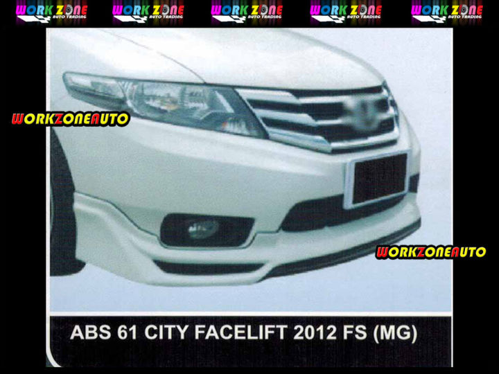AF21 Honda City Facelift 2012 Mugen ABS Bodykit Fullset (ABS61 ABS62 ...