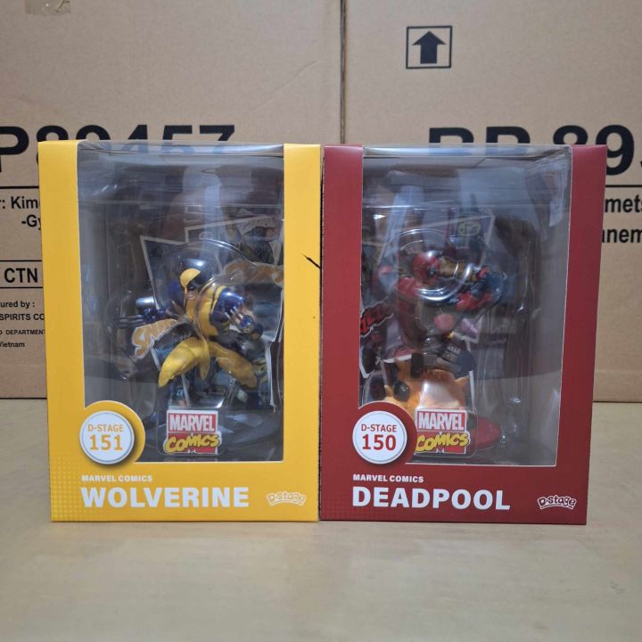 VDI Toys Shop | Beast Kingdom | Marvel D-Stage DS-151 Wolverine & DS-150 Deadpool Set SDCC 2024 ...