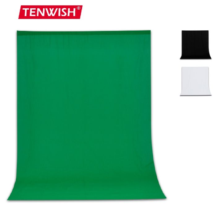 Tenwish Chroma Key Backdrop Green Screen for Photo Studio Video Live ...