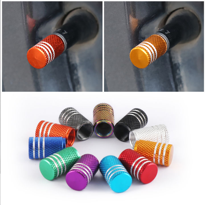 4 PCS Car Wheel Tire Valves Cap Bicycle Tyre Tayar Cap Motor Tire Stem ...
