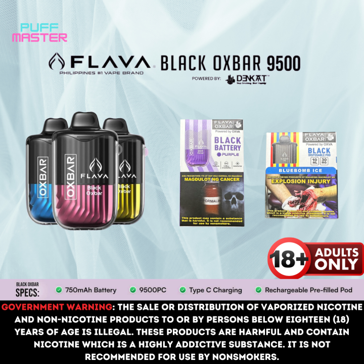 Flava Oxbar 9500 Puffs Pre-Filled Pod (Battery and Pod Sold Separately ...