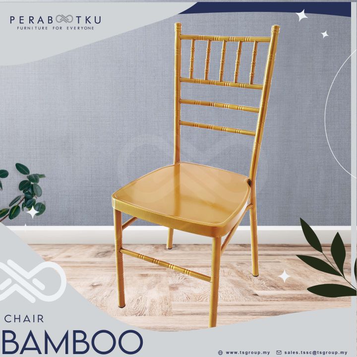 PERABOOTKU Bamboo Dining Chair | Lazada