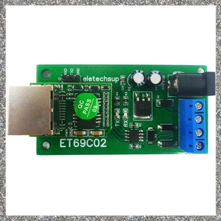 ET69C02 Ethernet Network IP RJ45 to RS485 Bus Converter for Modbus RTU ...