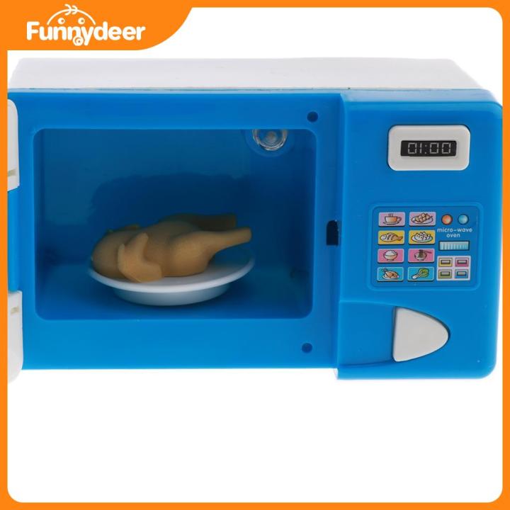 Funnydeer 1pc Mini Microwave Oven Toy Model Children Kid Household ...