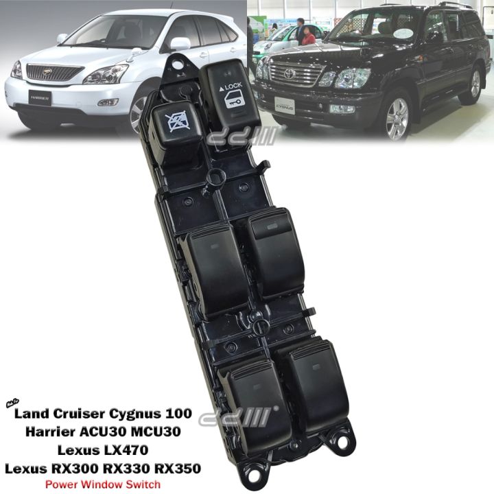 [READY STOCK] Toyota Harrier ACU30 MCU30 Power Window Switch Main ...