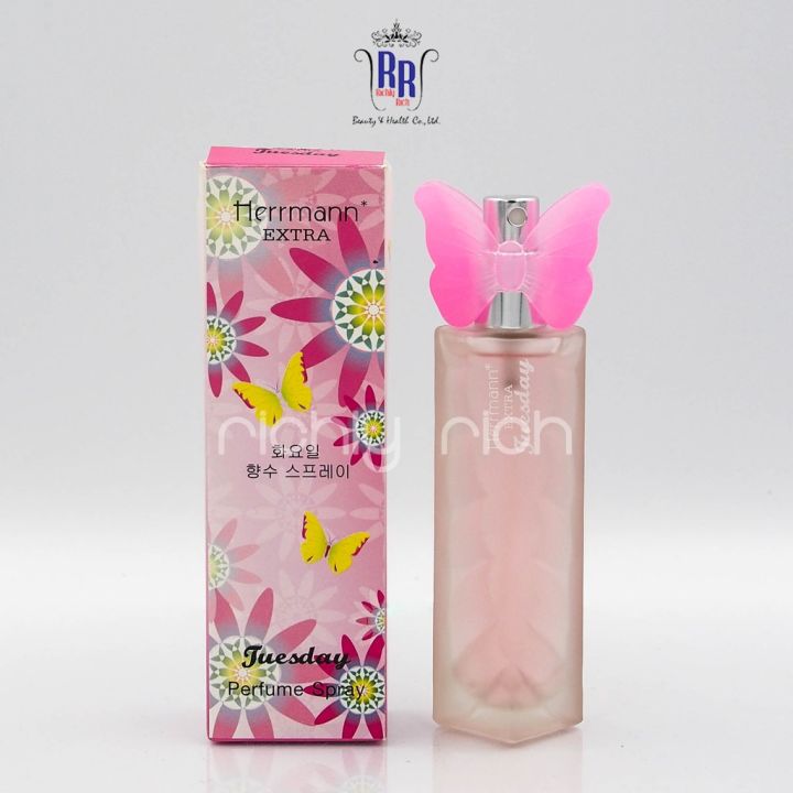 🔸แท้|ส่งไว🔸 Herrmann Extra Perfume Spray TUESDAY น้ำหอมผีเสื้อ กลิ่นทิว ...