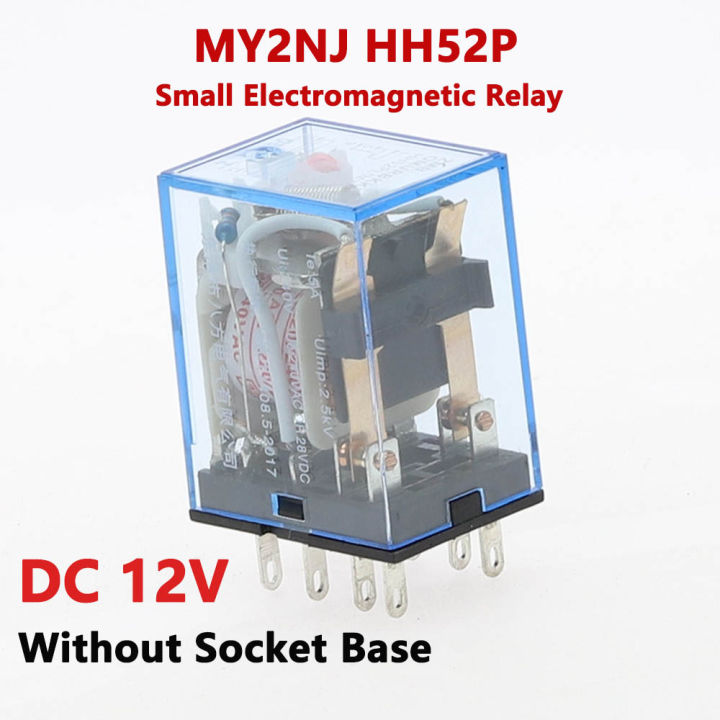 【สหรัฐอเมริกา Stock 】 MY2NJ HH52P Micro แม่เหล็กไฟฟ้ารีเลย์ DC 12V 24V AC110V 220V 5A Coil 2NO ...
