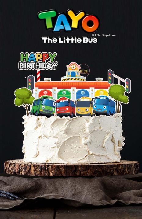 Tayo the Little Bus Cake Topper | Lazada Indonesia