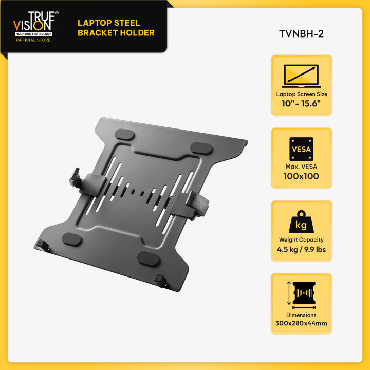 True Vision Laptop Steel Bracket Holder (Arm & Pole not included) for ...